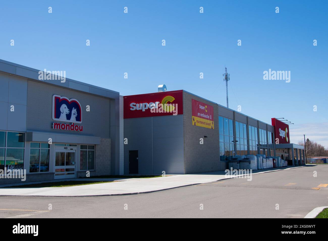 Super C grocery store on ave. Taniata in Levis, Quebec, Canada Stock ...