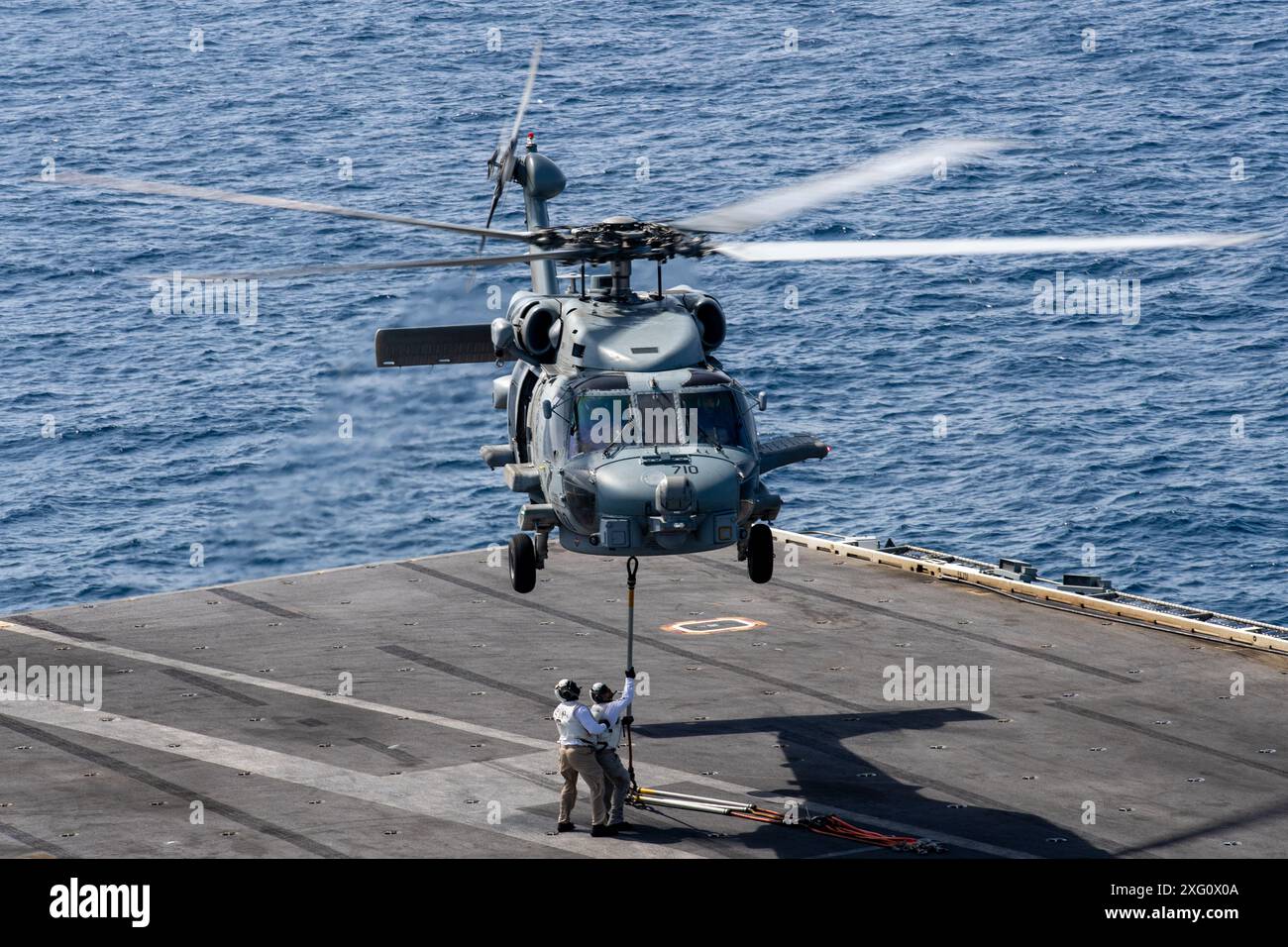An MH-60R Seahawk, attached to Helicopter Maritime Strike Squadron (HSM ...