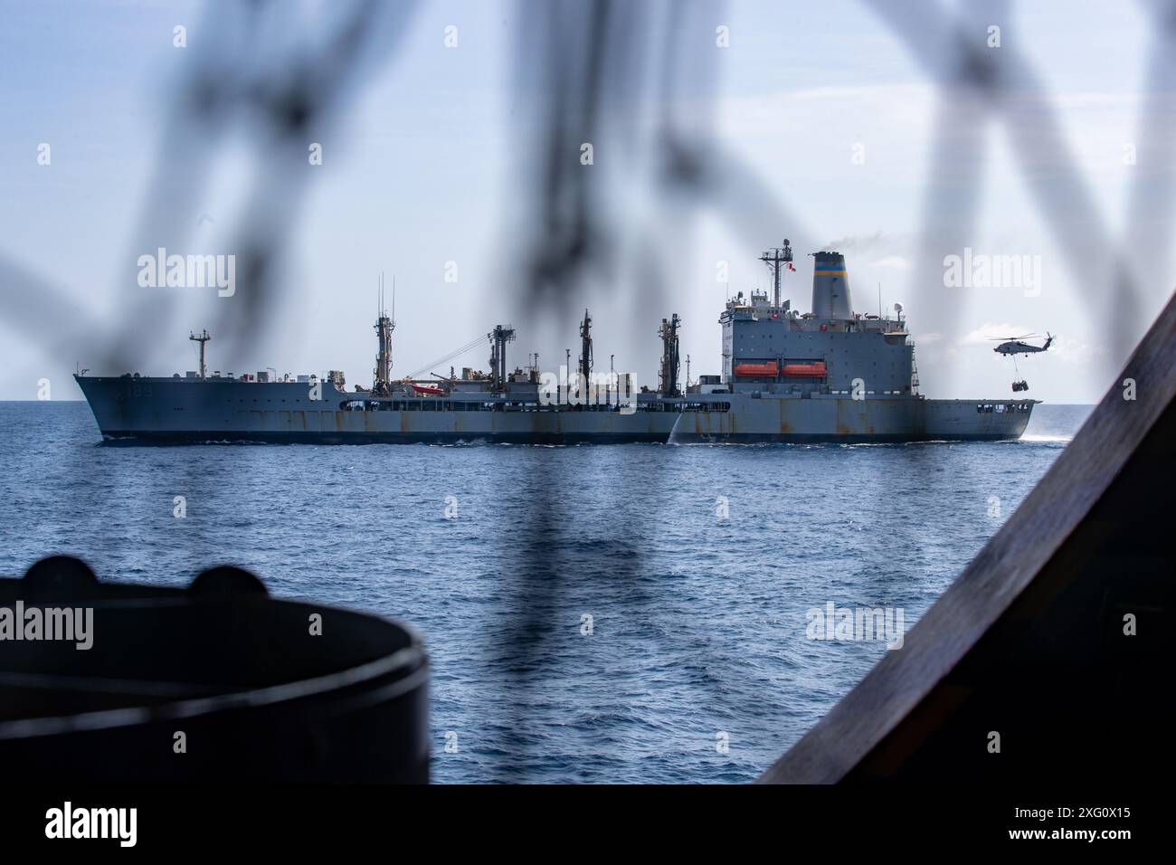 Henry J. Kaiser-class fleet replenishment oiler USNS John Lenthall (T ...