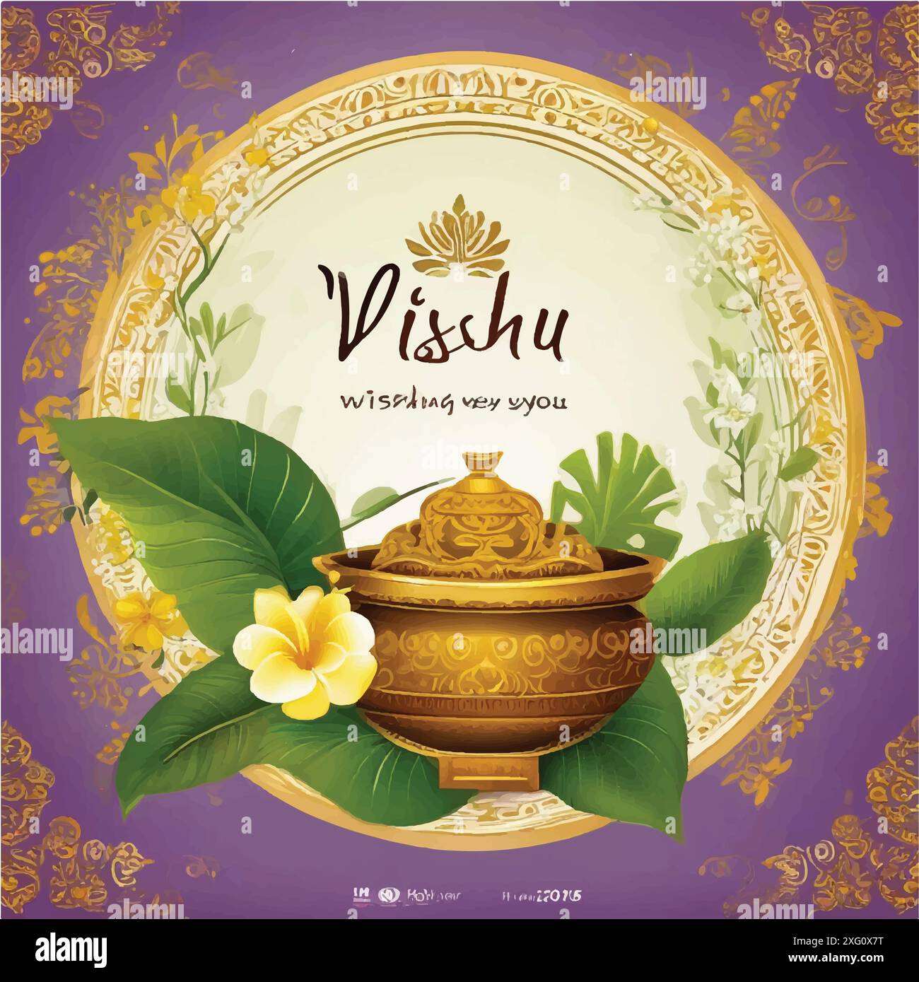 Happy Vishu greetings. April 14 Kerala festival with Vishu Kani, vishu ...