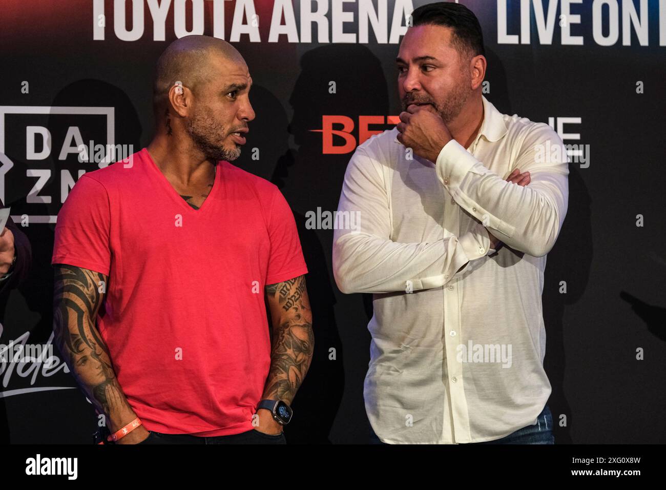 Ontario, California, USA. 5th July, 2024. Hall of fame boxers and now ...