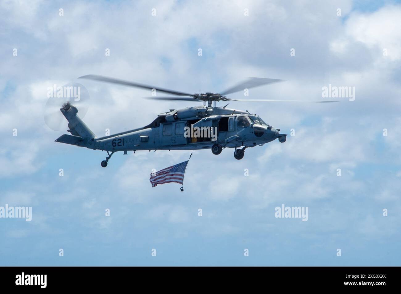 240703-N-UF592-3696 PACIFIC OCEAN (July 3, 2024) An MH-60S Sea Hawk ...