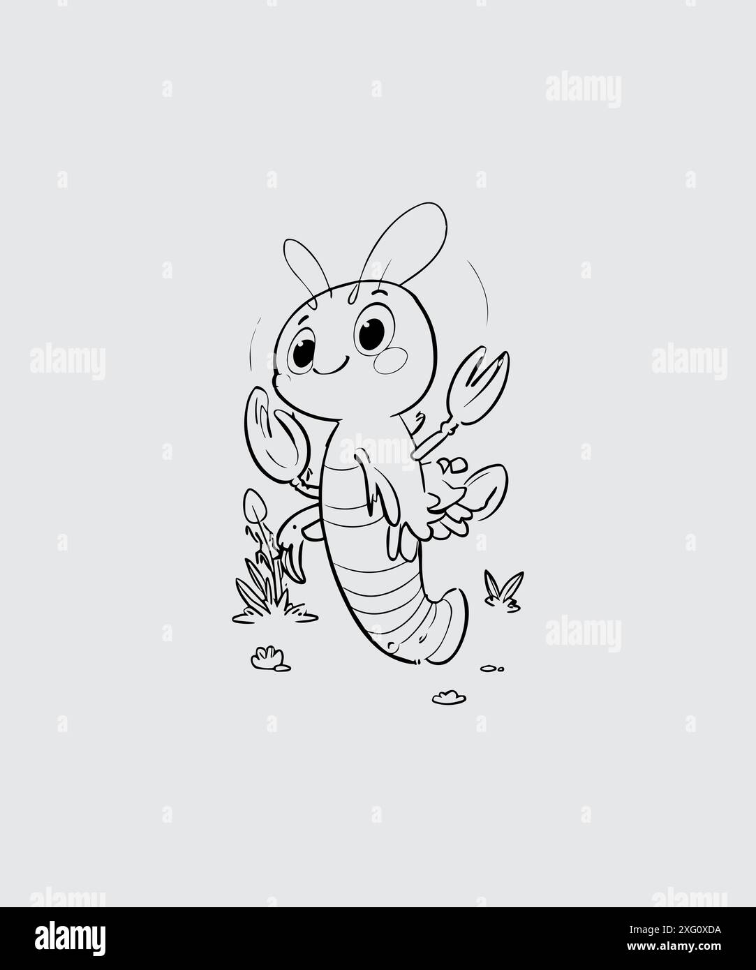 Cartoon elephant vector vectors Black and White Stock Photos & Images ...