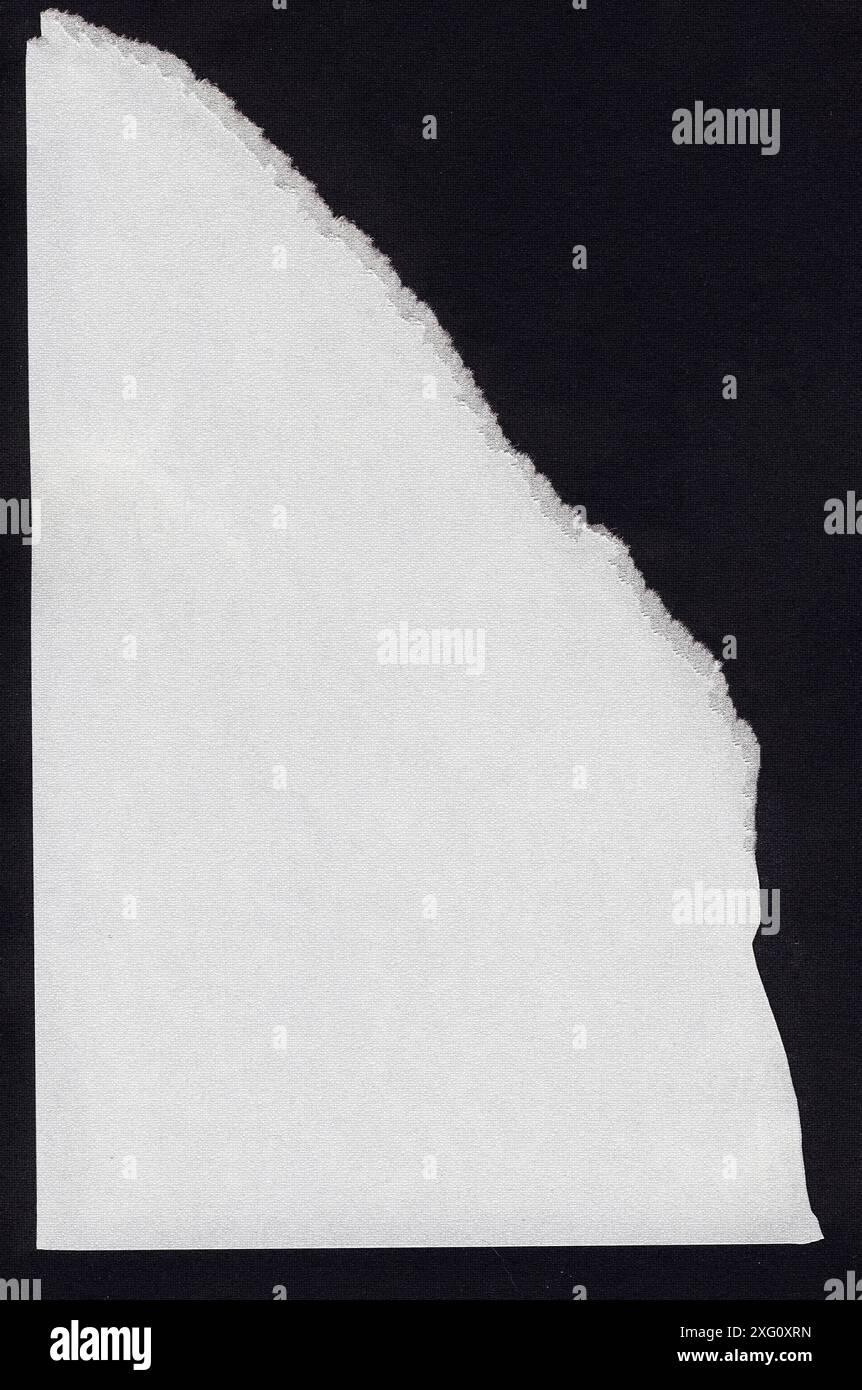 White paper texture rough edge hi-res stock photography and images - Alamy