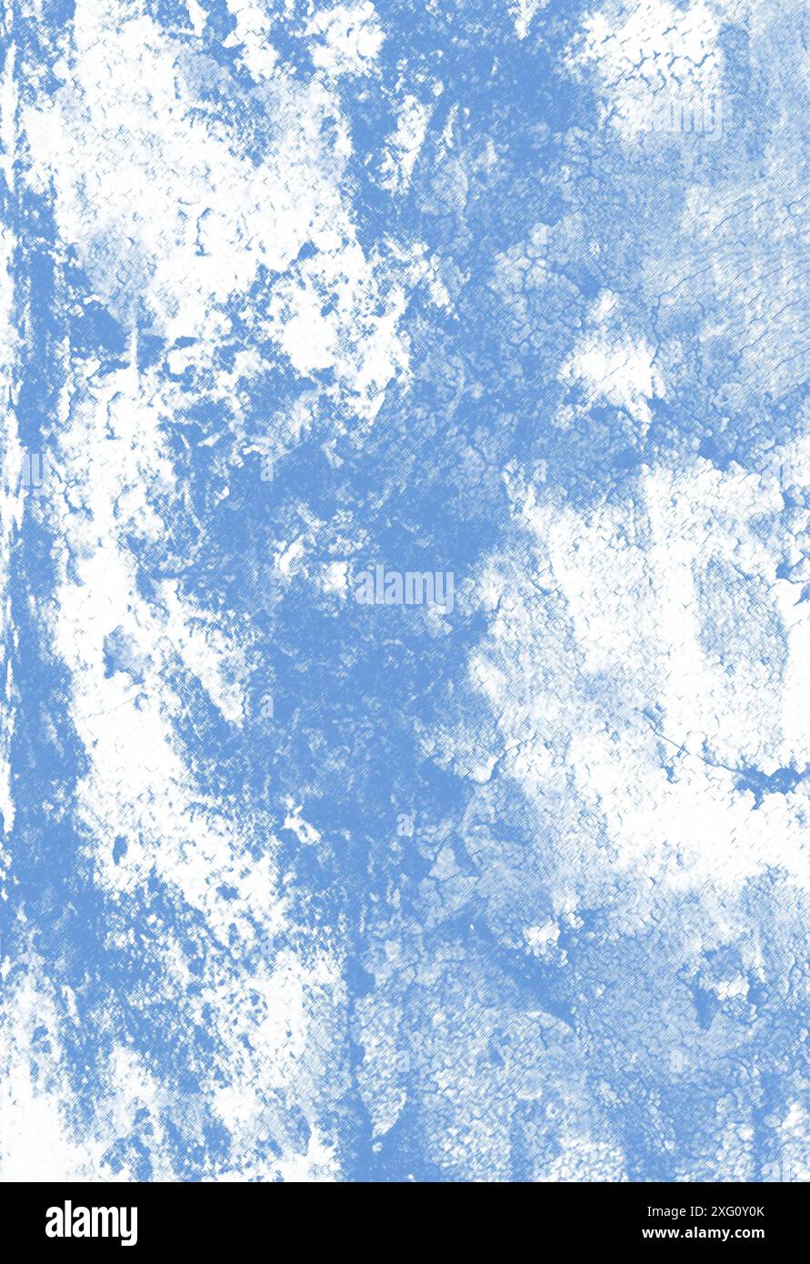 Abstract texture with blue and white irregular patterns creating a ...