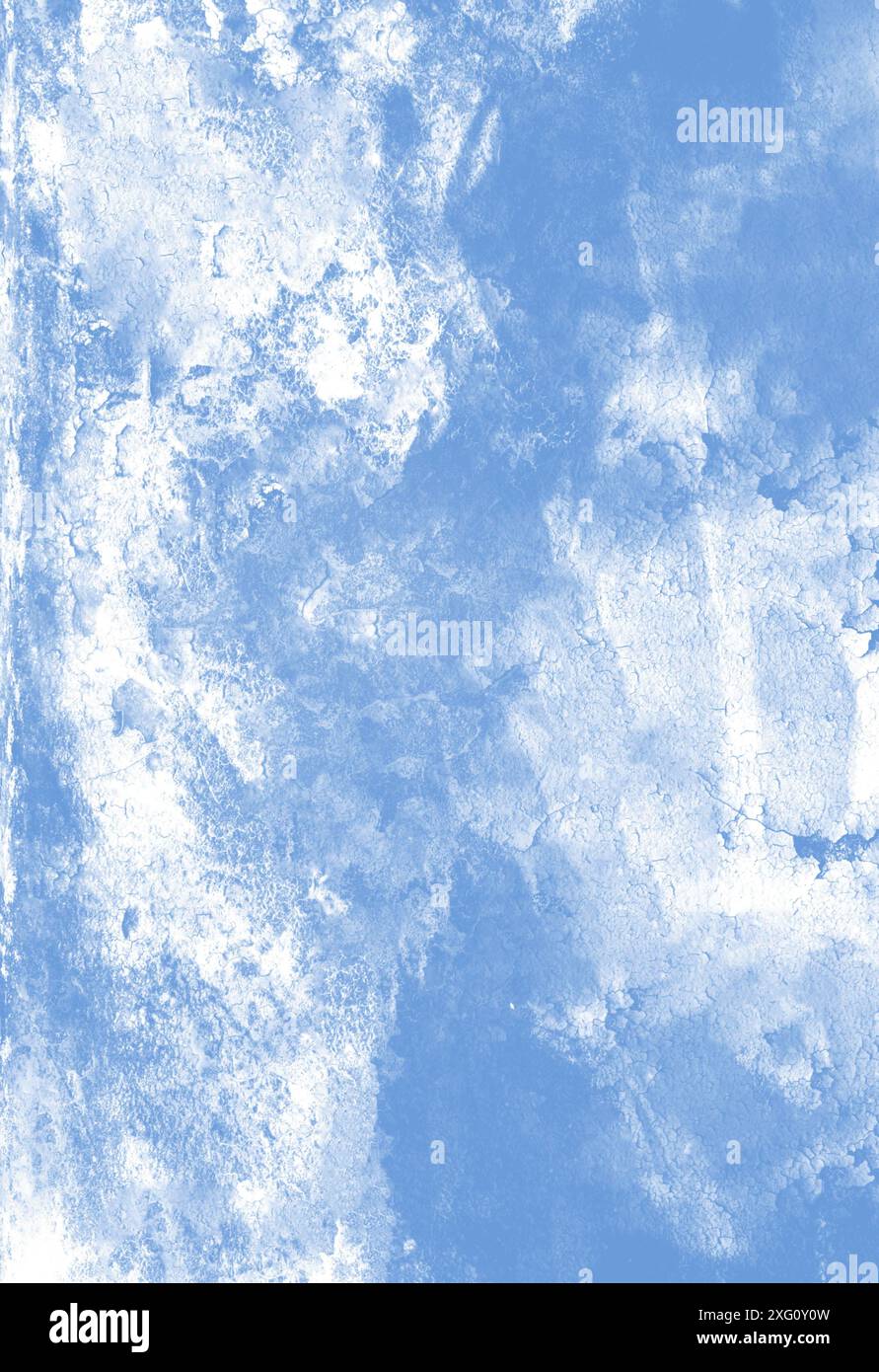 Abstract texture with blue and white colors resembling a cloudy sky ...