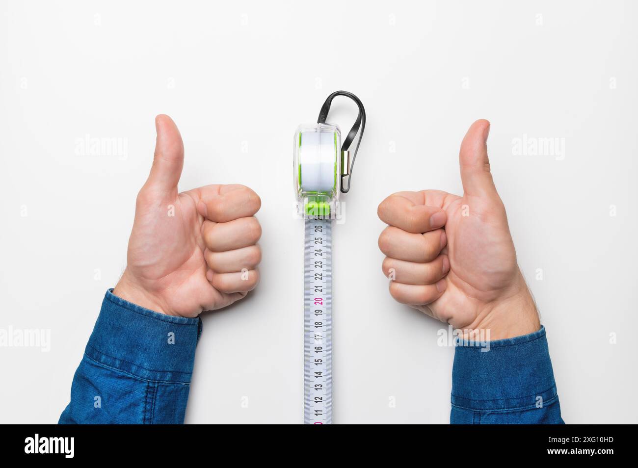 Construction craftsman thumbs up hi-res stock photography and images ...