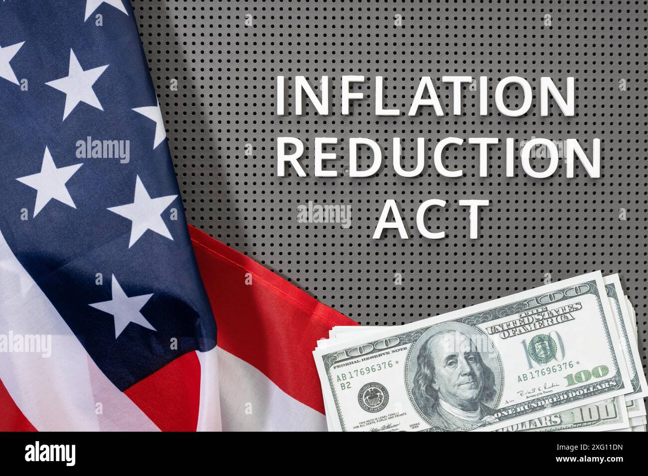 Dollar inflation flag hi-res stock photography and images - Alamy