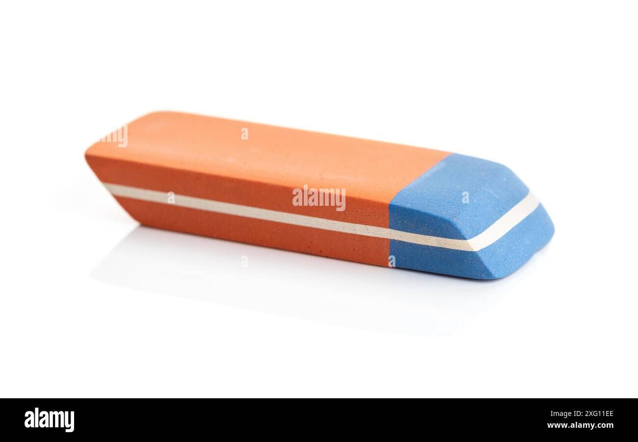 Ink Eraser Isolated on White Background. Erasing concept Stock Photo ...