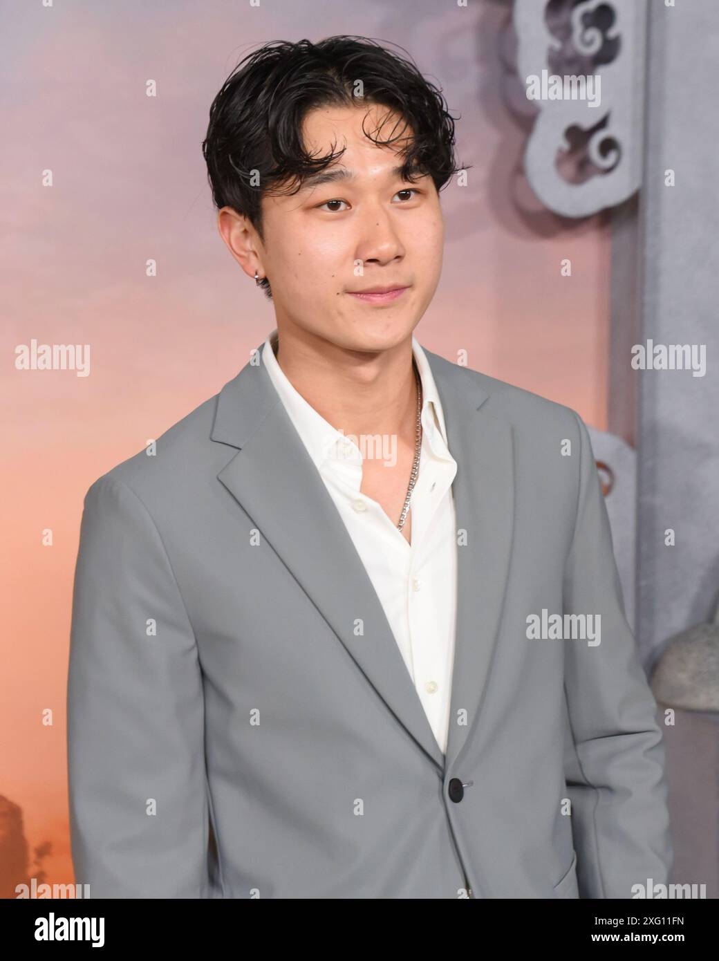 Hollywood, CA USA - February 15, 2024: Sam Song Li attends the premiere ...