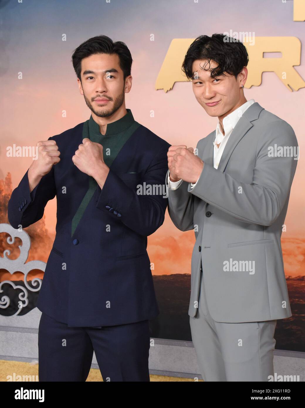 Hollywood, CA USA - February 15, 2024: Justin Chien, Sam Song Li attends the premiere of Netflix ...