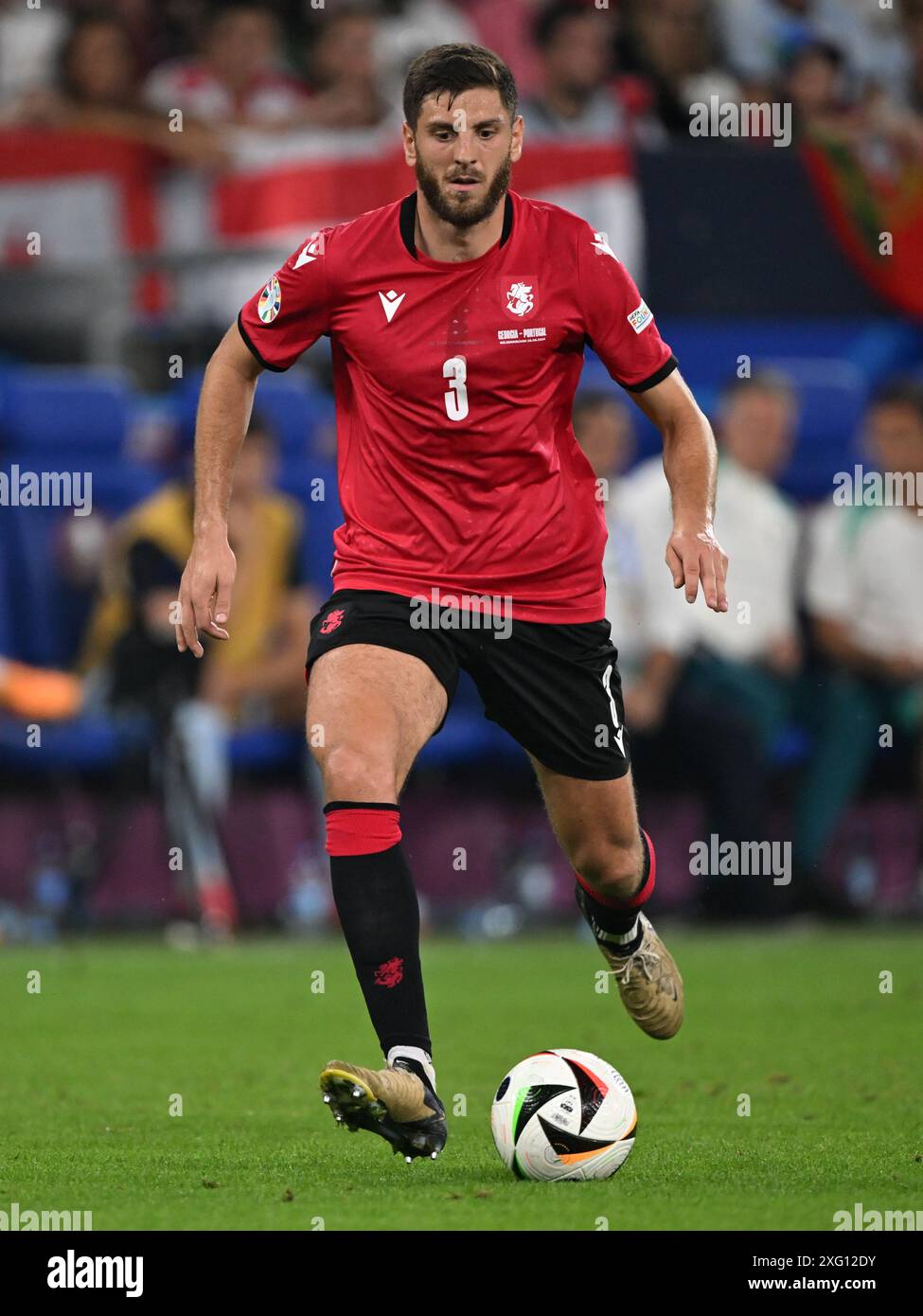 GELSENKIRCHEN - Lasha Dvali of Georgie during the UEFA EURO 2024 group ...