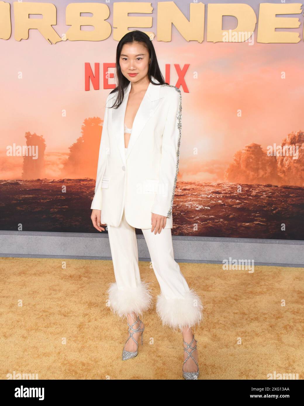 Hollywood, CA USA - February 15, 2024: Shuang Hu attends the premiere ...