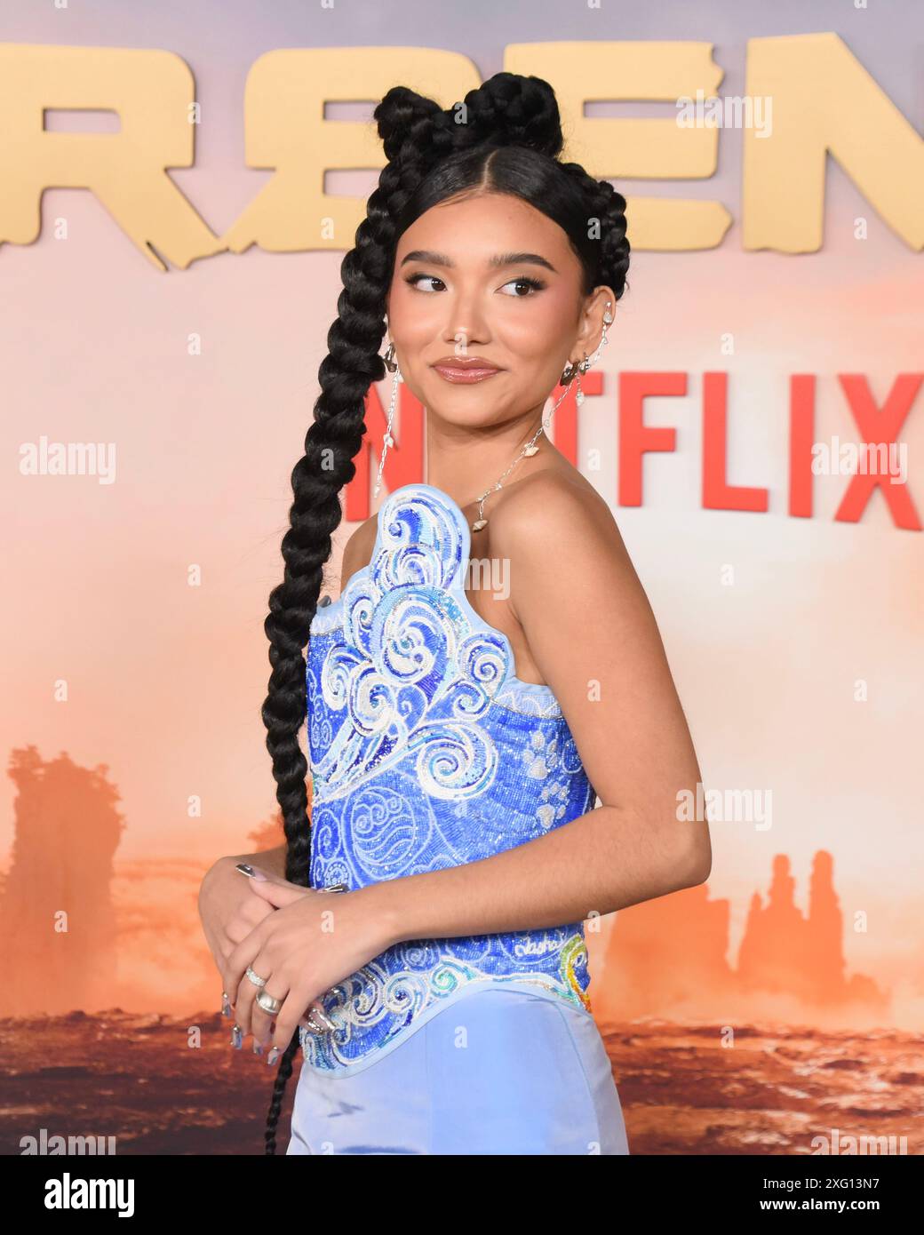 Hollywood, CA USA - February 15, 2024: Kiawentiio Tarbell attends the ...