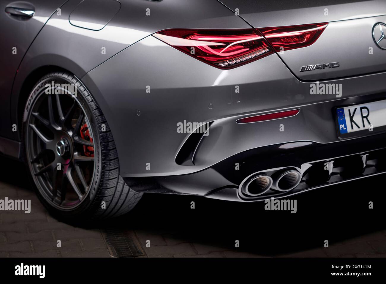 Mercedes-Benz CLA AMG 45 S 4-Matic 8G-DCT, 241KM, breaking shoot, year ...