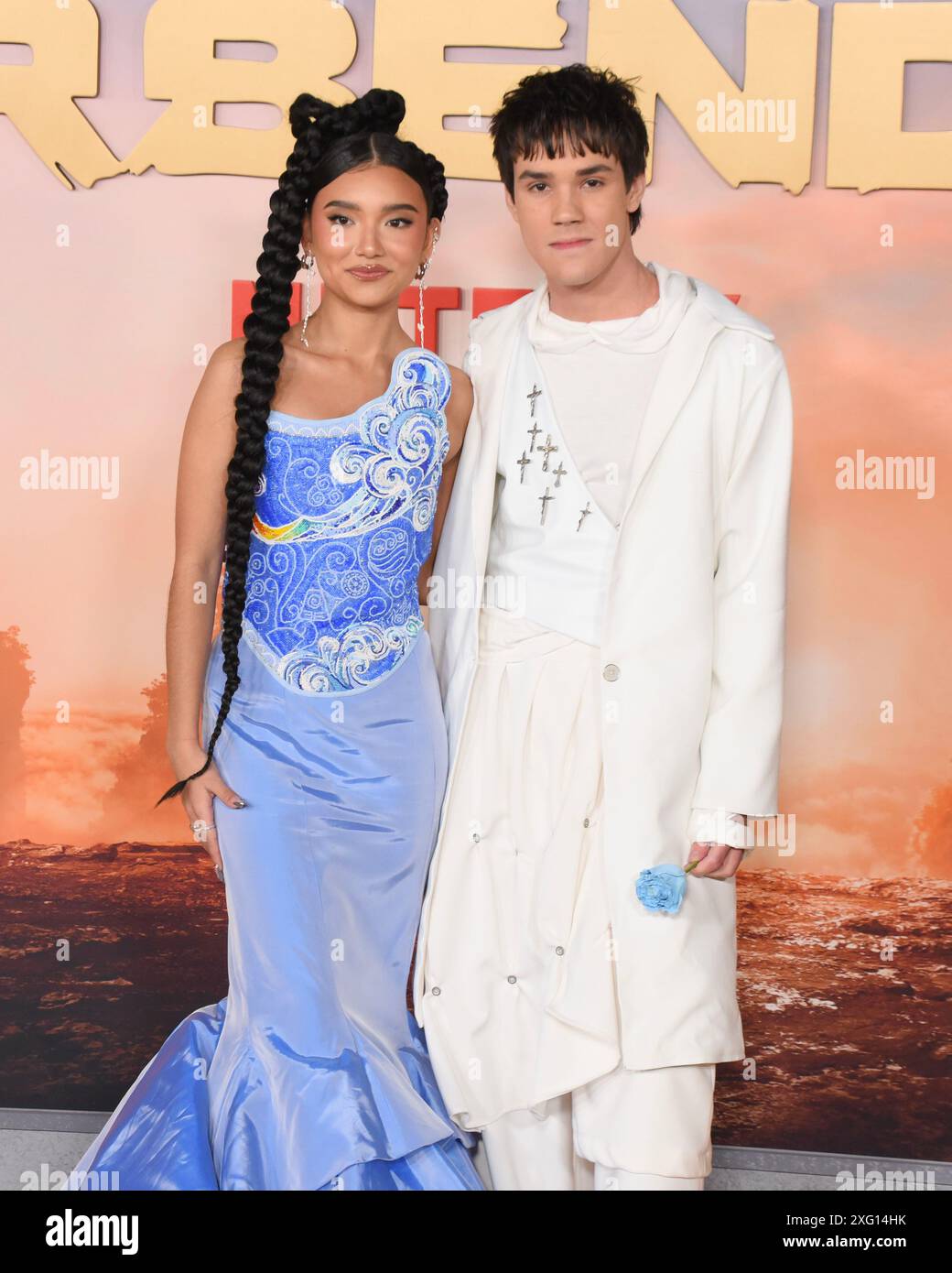 Hollywood CA USA February 15 2024 Kiawentiio Ian Ousley Attends