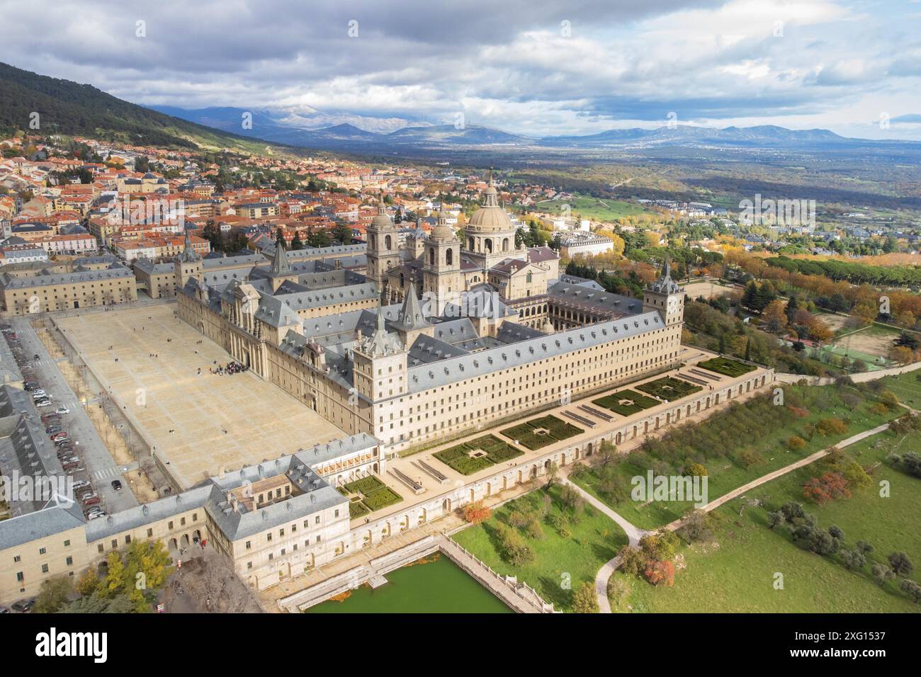 The royal monastery of san lorenzo de el escorial hi-res stock ...