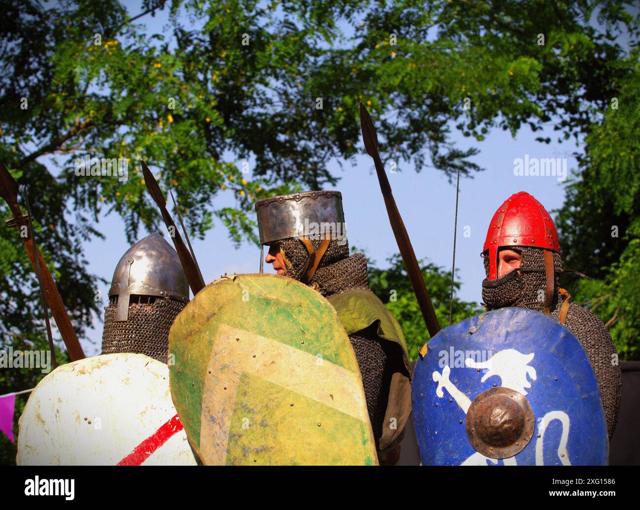 People in historical costumes at a historical market Stock Photo - Alamy