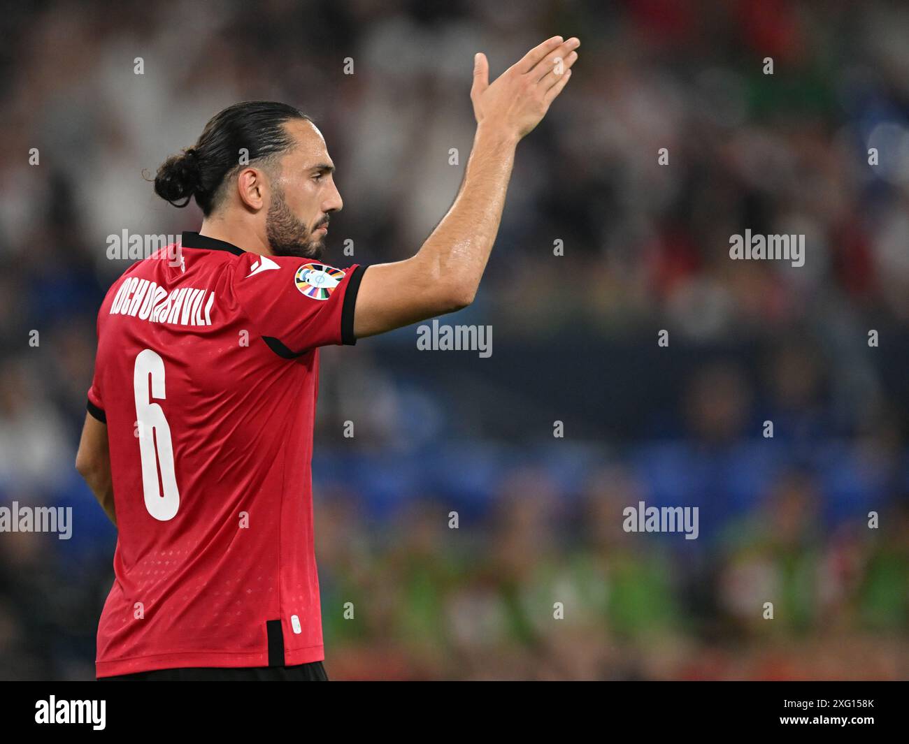 GELSENKIRCHEN - Giorgi Kochorashvili of Georgie during the UEFA EURO ...