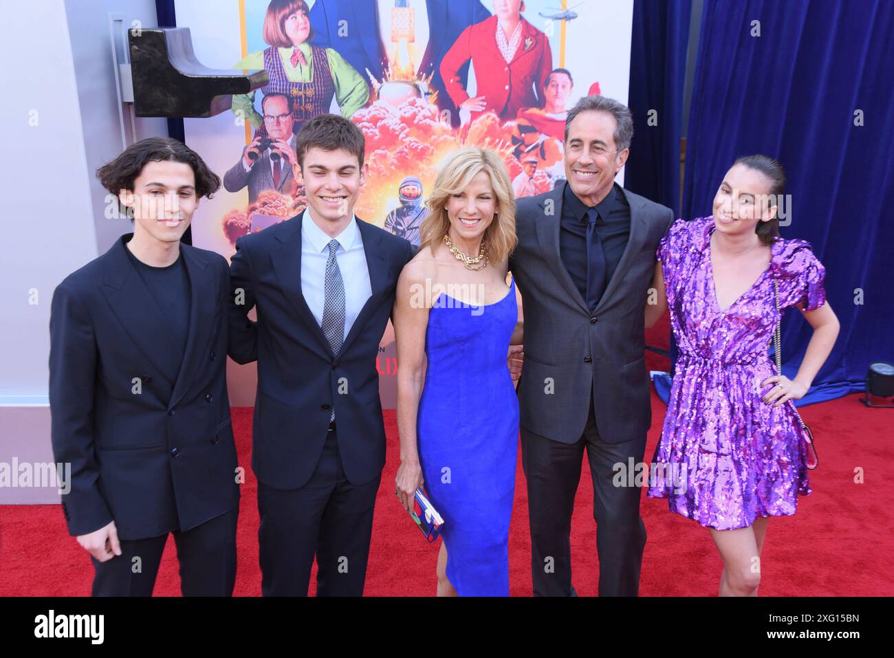 Hollywood, CA USA - April 30, 2024: Shepherd Seinfeld, Jessica Seinfeld ...