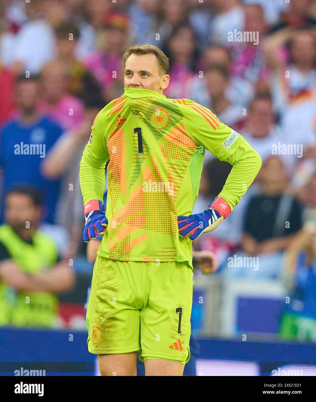 Manuel NEUER, DFB 1 goalkeeper, sad after the quarter final match ...