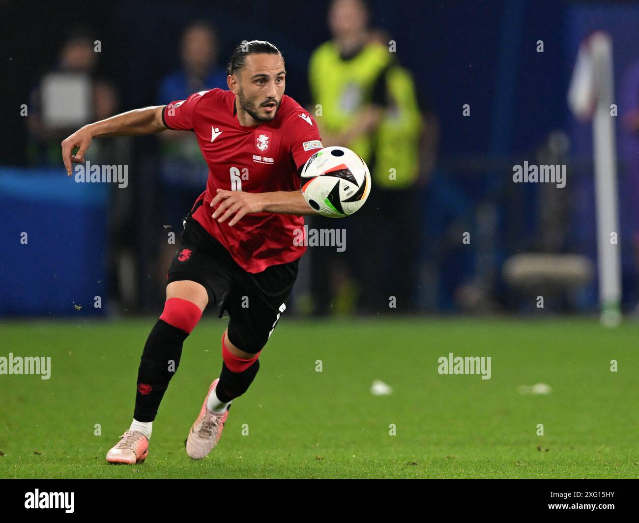 GELSENKIRCHEN - Giorgi Kochorashvili of Georgie during the UEFA EURO ...