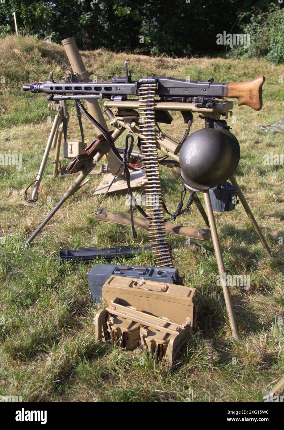 Old weapons and equipment from World War by a club of war history, Slovakia Stock Photo - Alamy