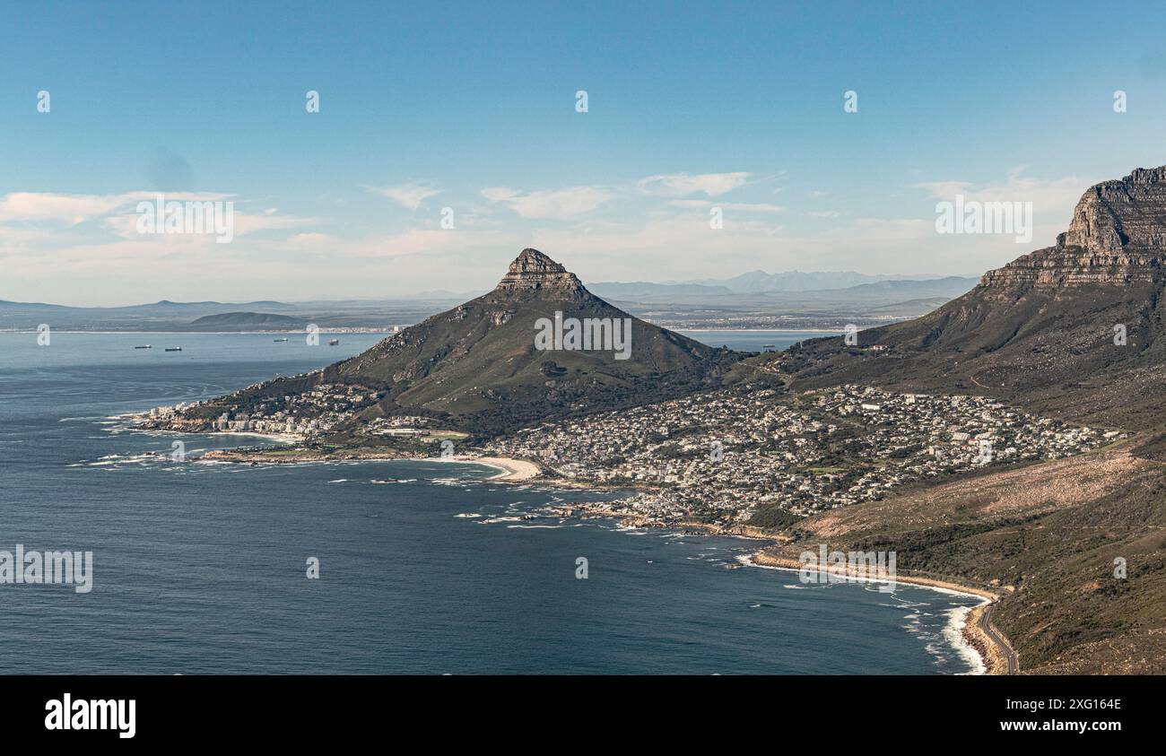 Lions head cape town aerial hi-res stock photography and images - Alamy