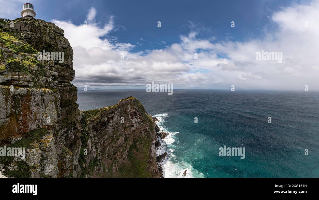 Cape Point at South Africa. The most southern point of the African ...