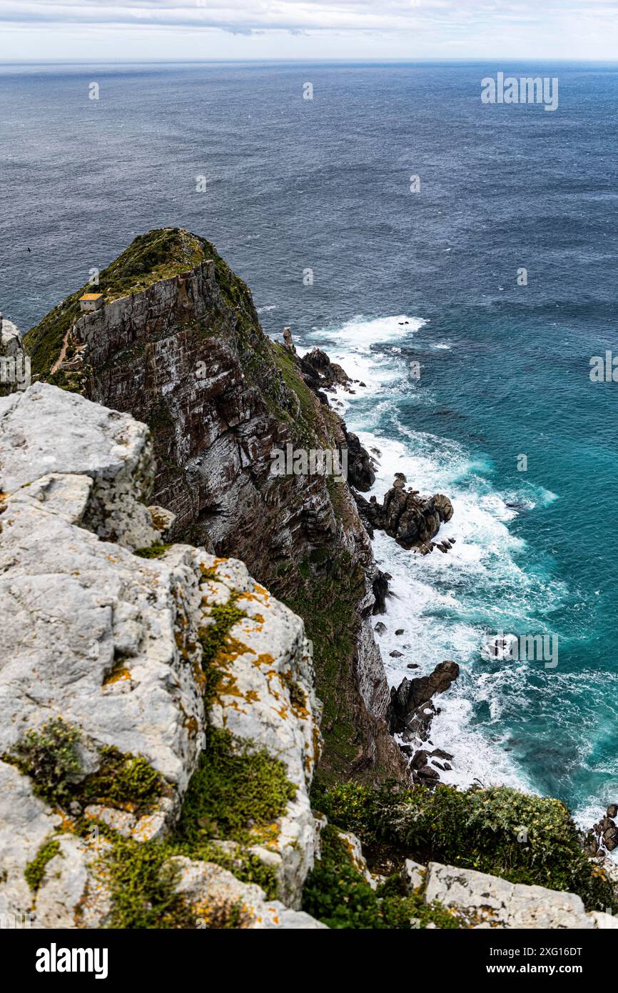 Cape Point at South Africa. The most southern point of the African ...