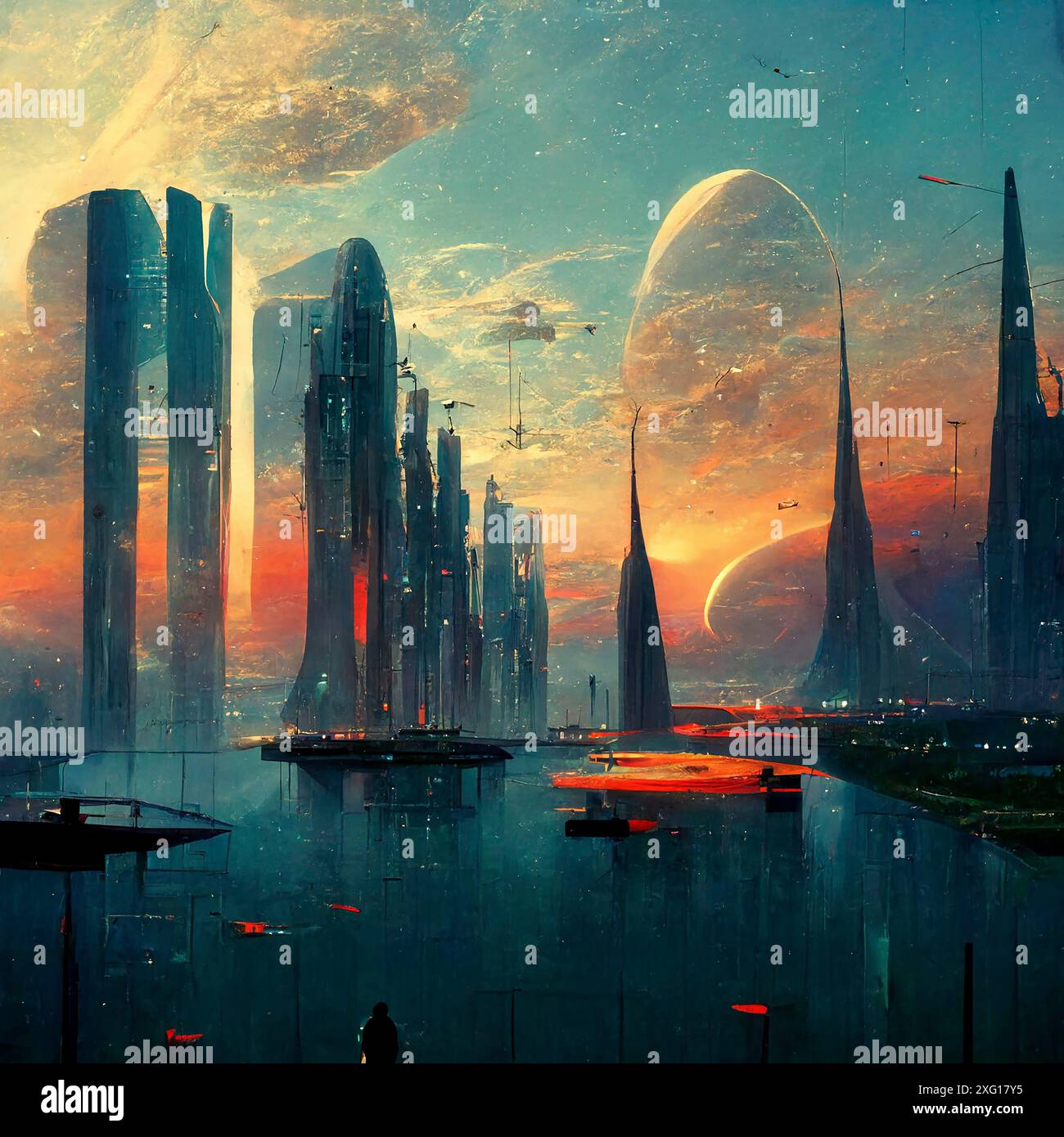 Futuristic space building hi-res stock photography and images - Alamy