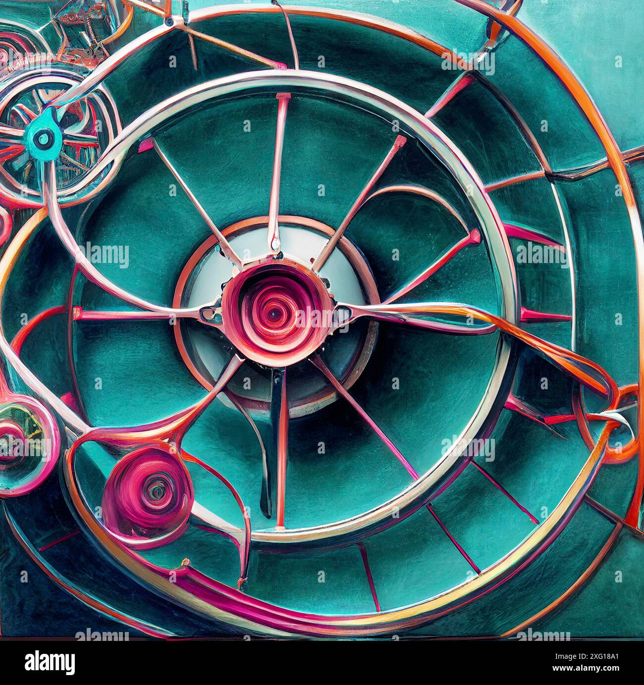 Illustration of colorful cogwheels, brainstorming and creative concept ...