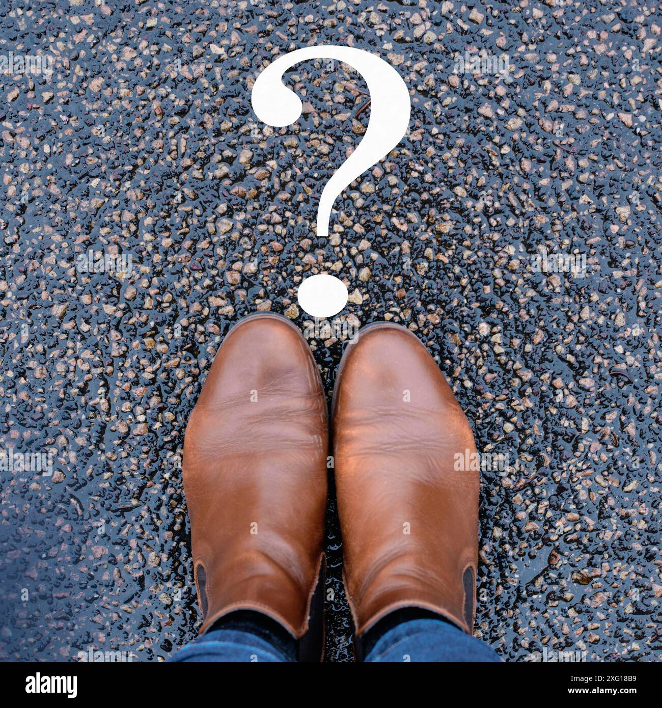 Thinking question mark hi-res stock photography and images - Alamy