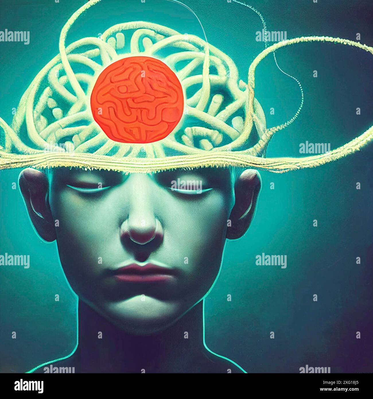 Brain concept illustration hi-res stock photography and images - Alamy