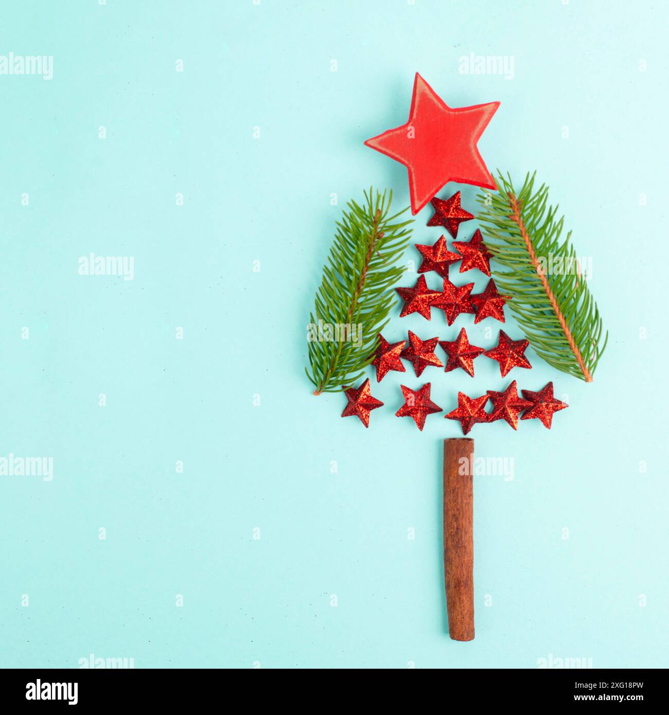 Christmas star and pine tree hi-res stock photography and images - Alamy