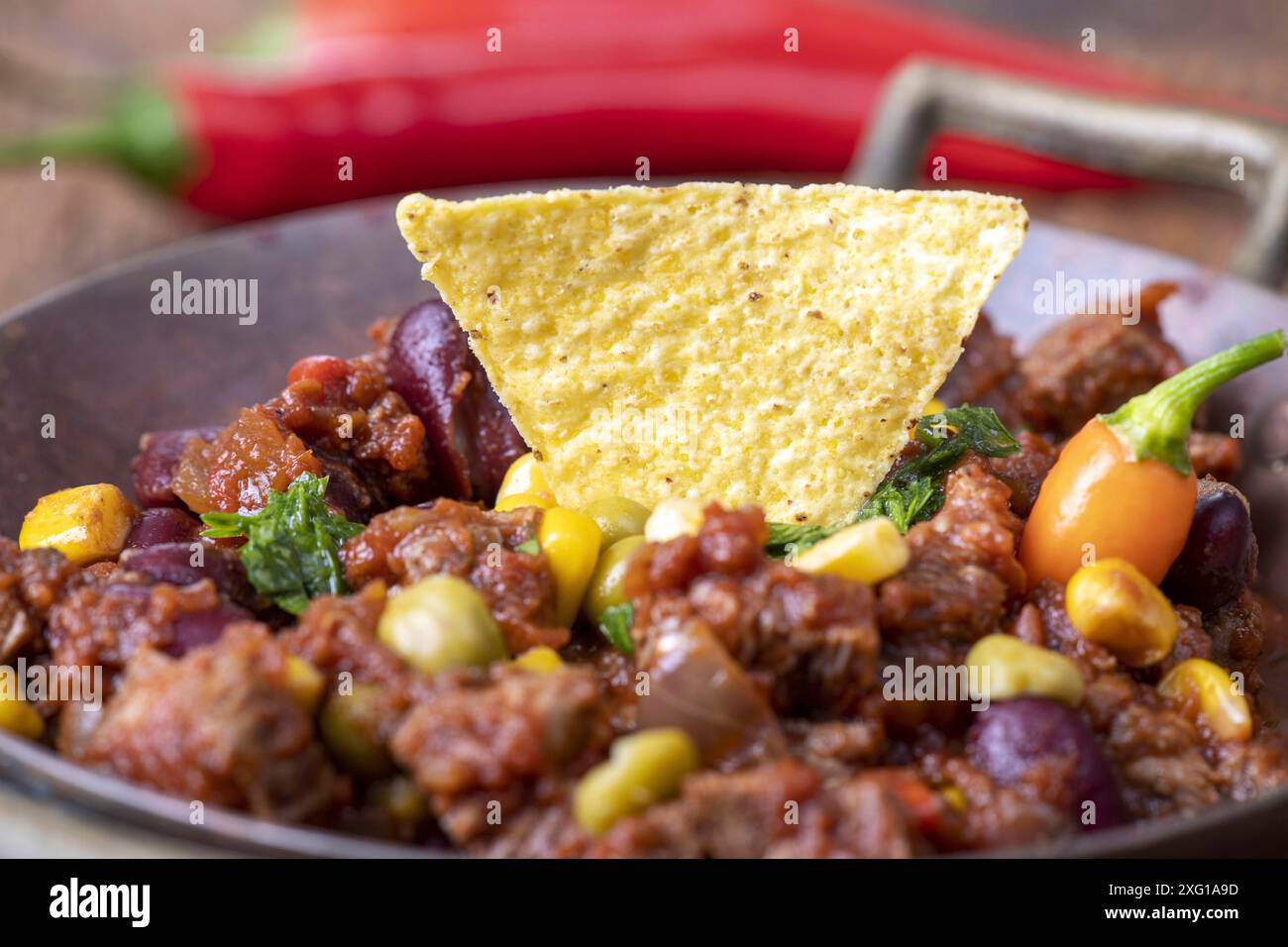 Chilli con carne on hi-res stock photography and images - Alamy