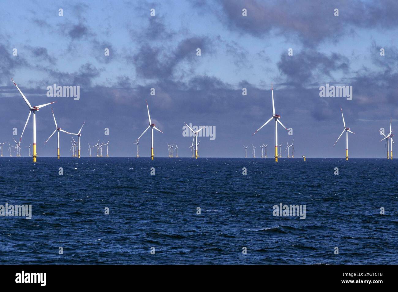 Baltic Sea offshore wind farm Arkona between Ruegen and Bornholm ... Baltic Sea offshore wind farm Arkona between Ruegen and Bornholm ...