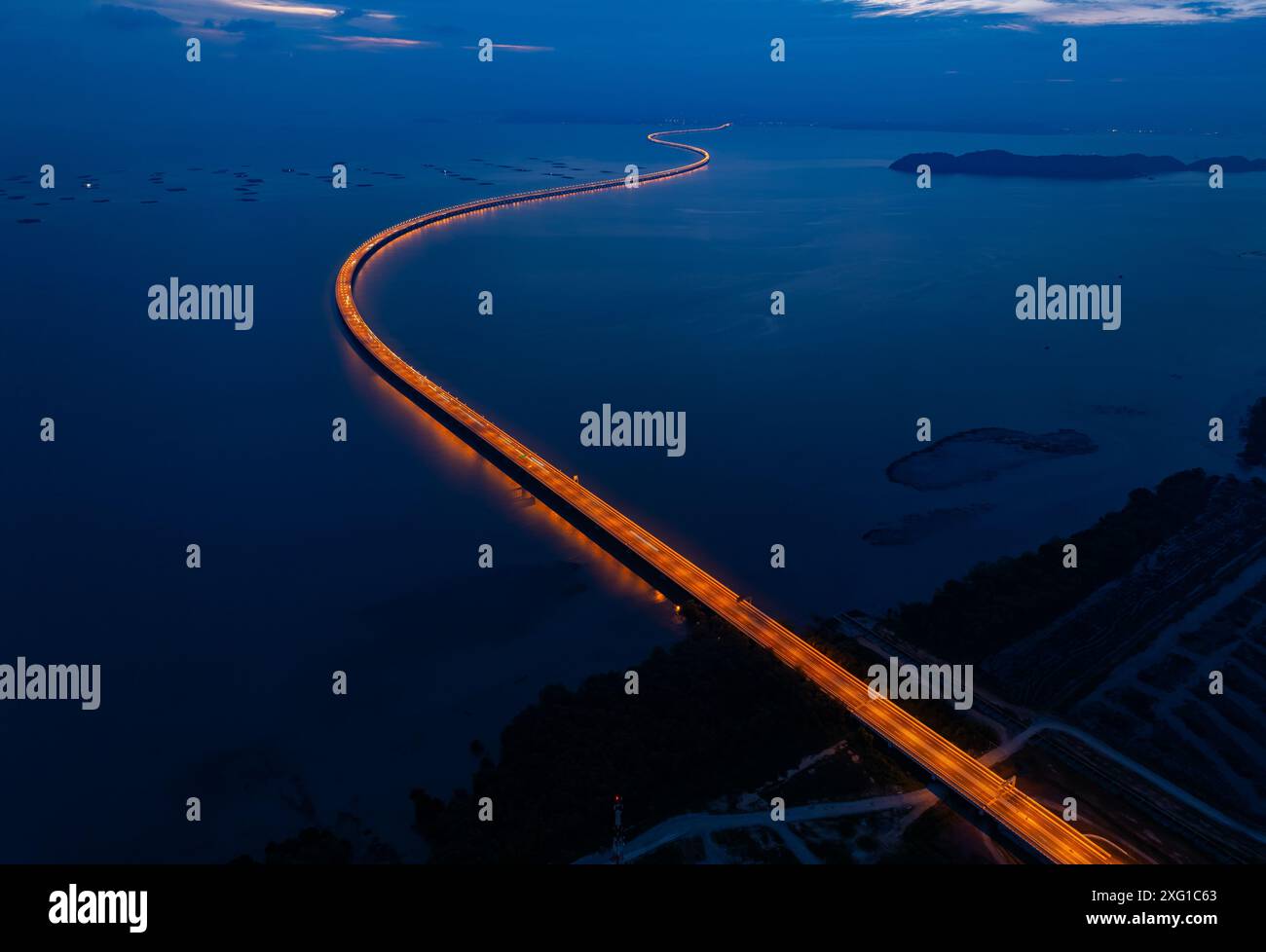 Penang bridge aerial hi-res stock photography and images - Alamy