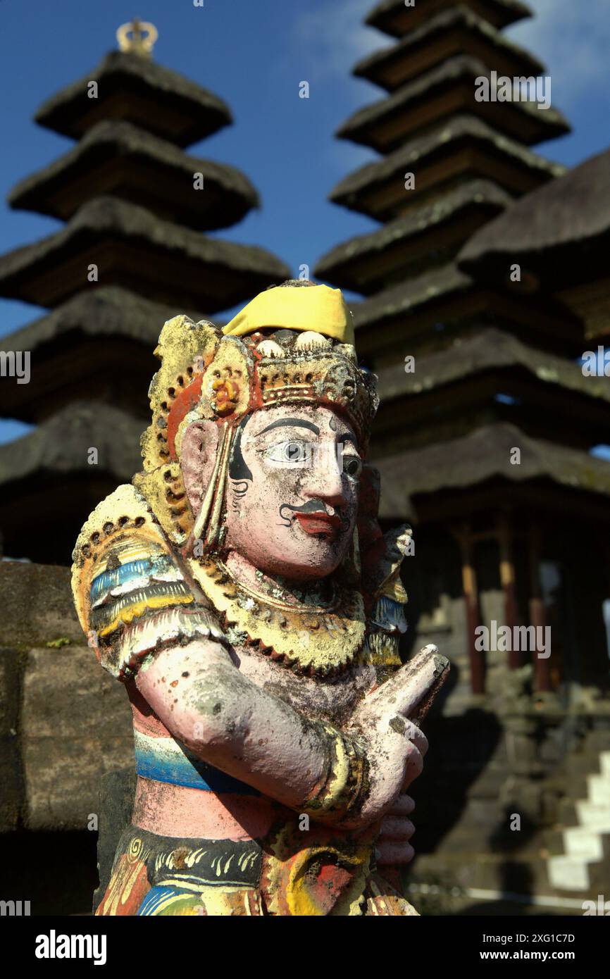 A sculpture at Tuluk Piyu Batur temple in Kintamani, Bangli, Bali ...