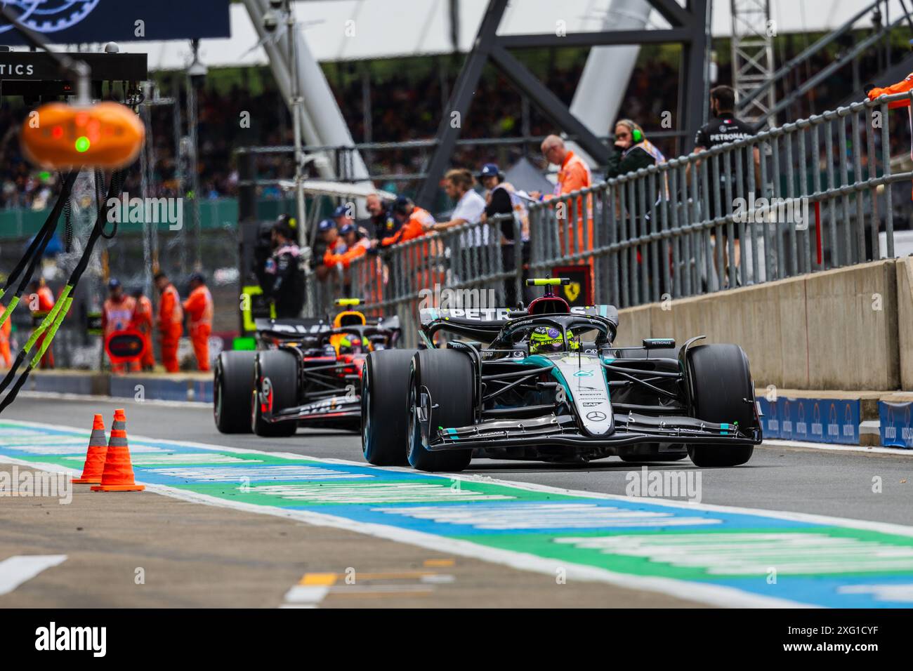 Silverstone Circuit, Towcester, United Kingdom. 5.July.2024; Lewis ...