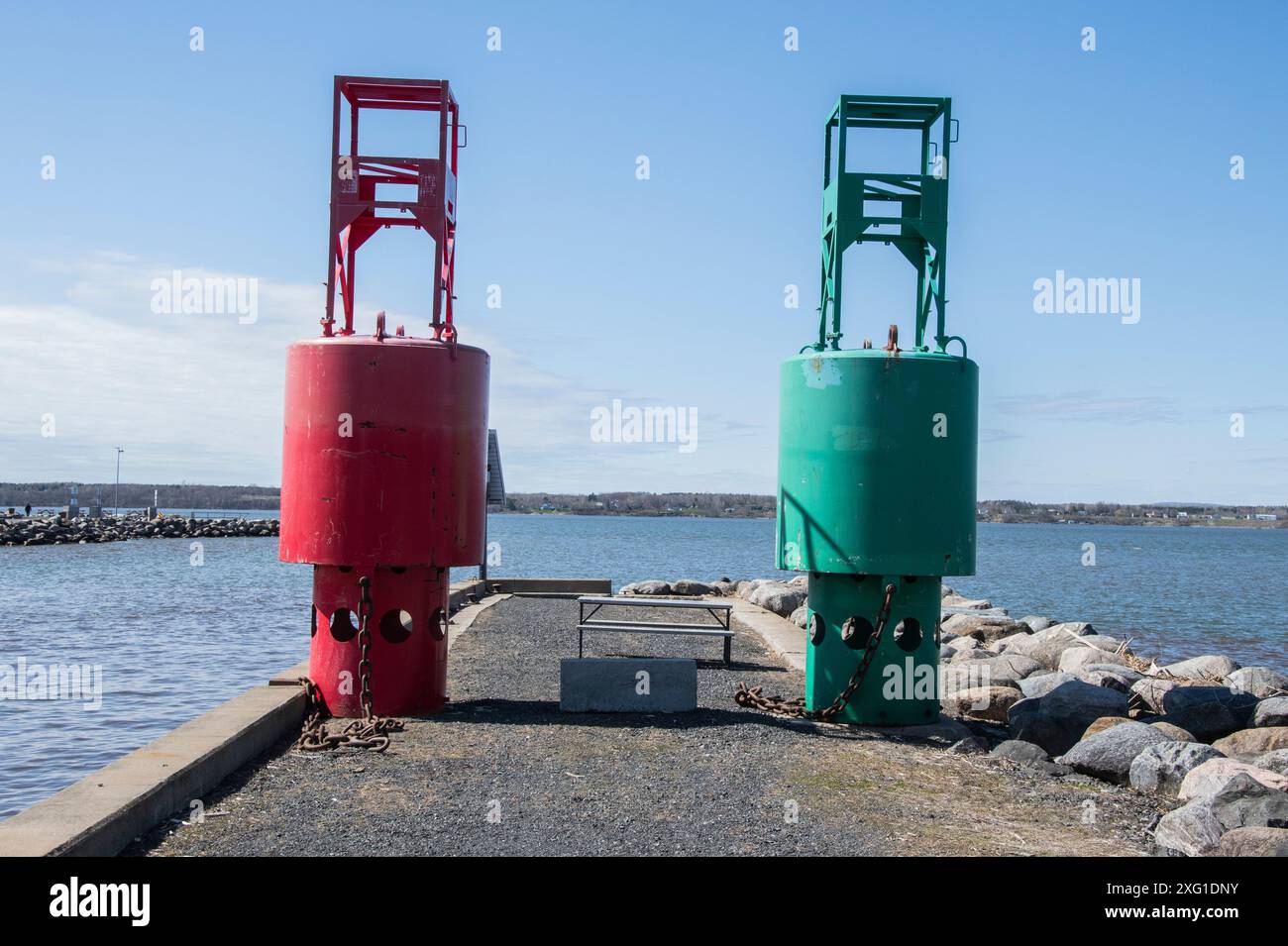 Starboard buoys are green hi-res stock photography and images - Alamy