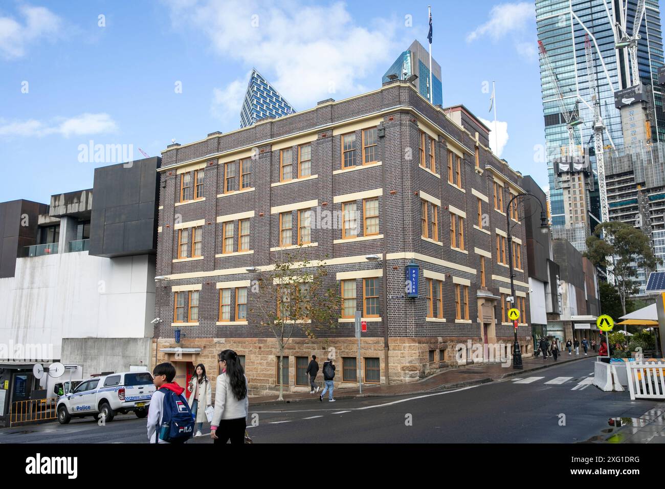 The Rocks area of Sydney city centre, The Rocks police station on ...