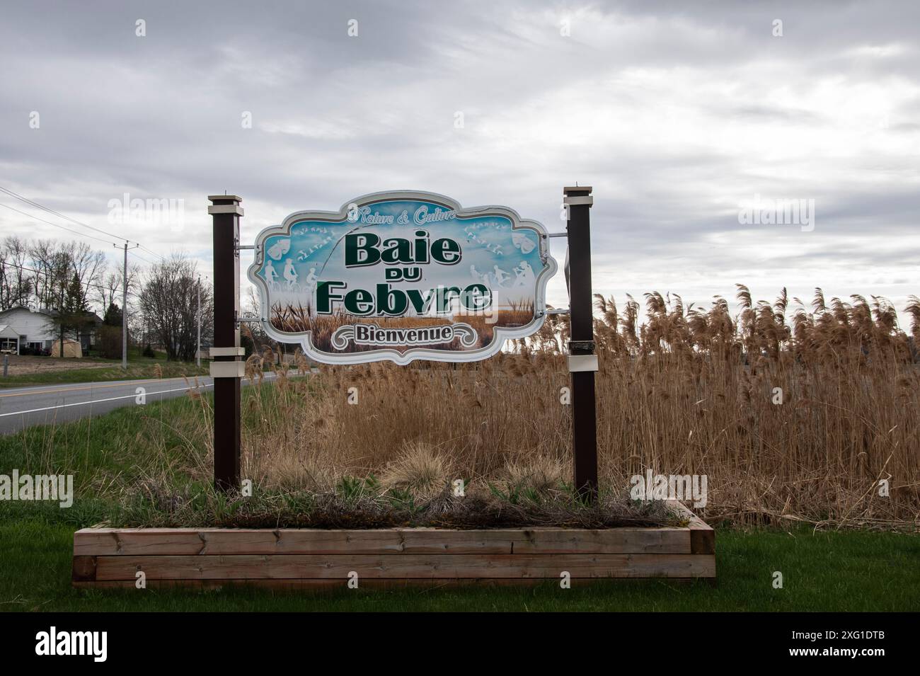 Welcome brown road sign hi-res stock photography and images - Alamy