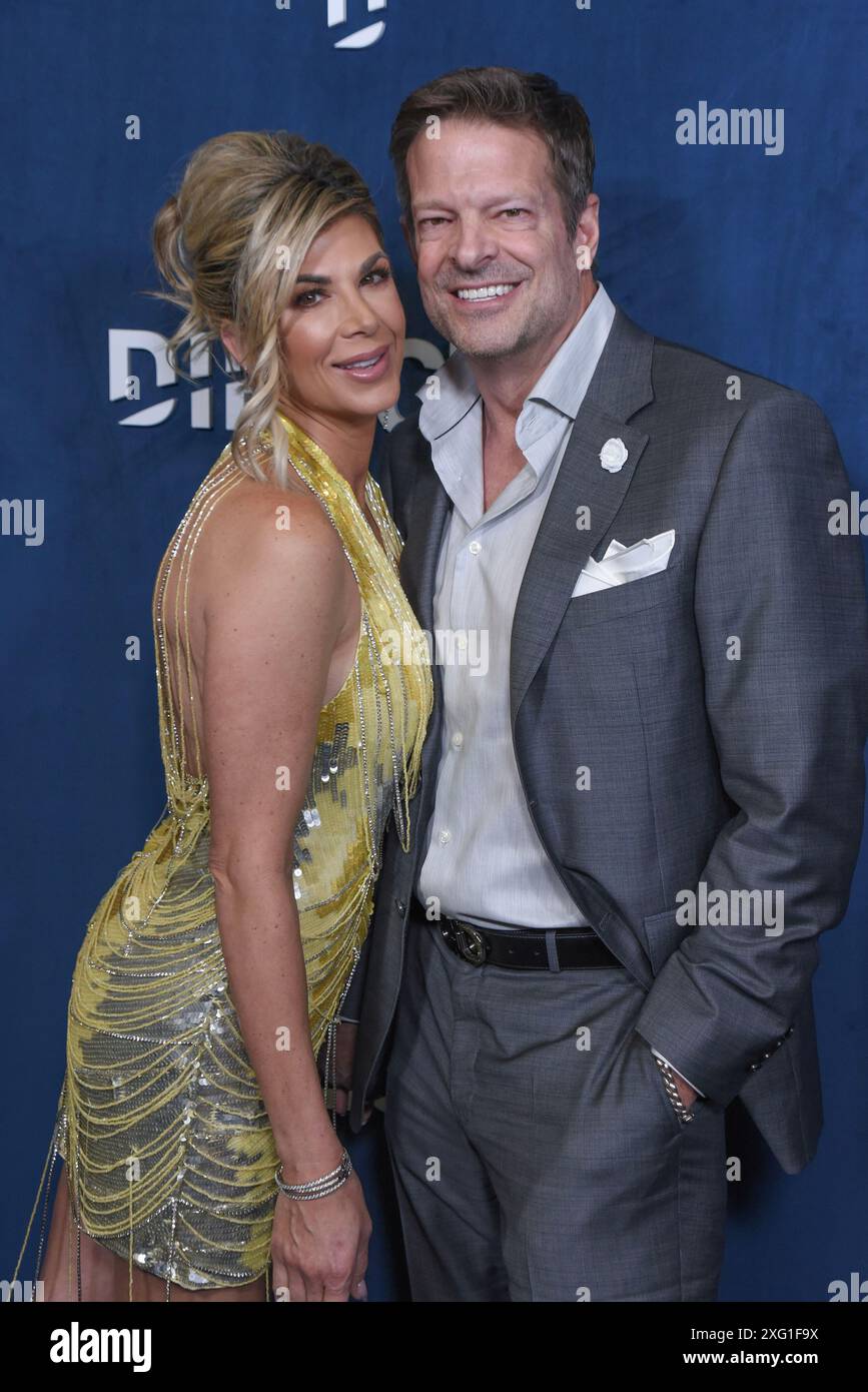 Beverly Hills, CA USA - March 10, 2024: Alexis Bellino, John Janssen ...