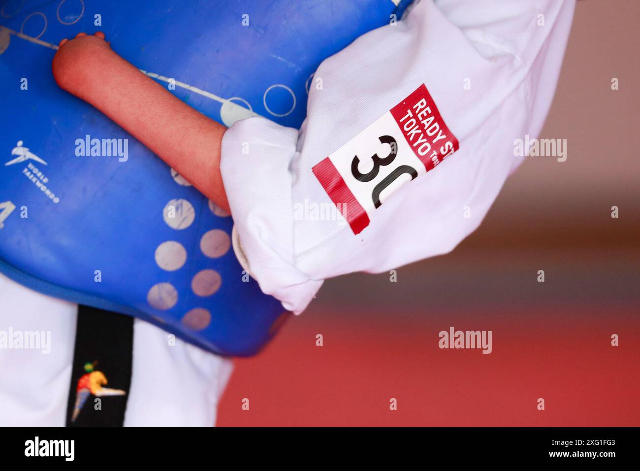 The left arm palm of Palesha Goverdhan is pictured as she trains for ...