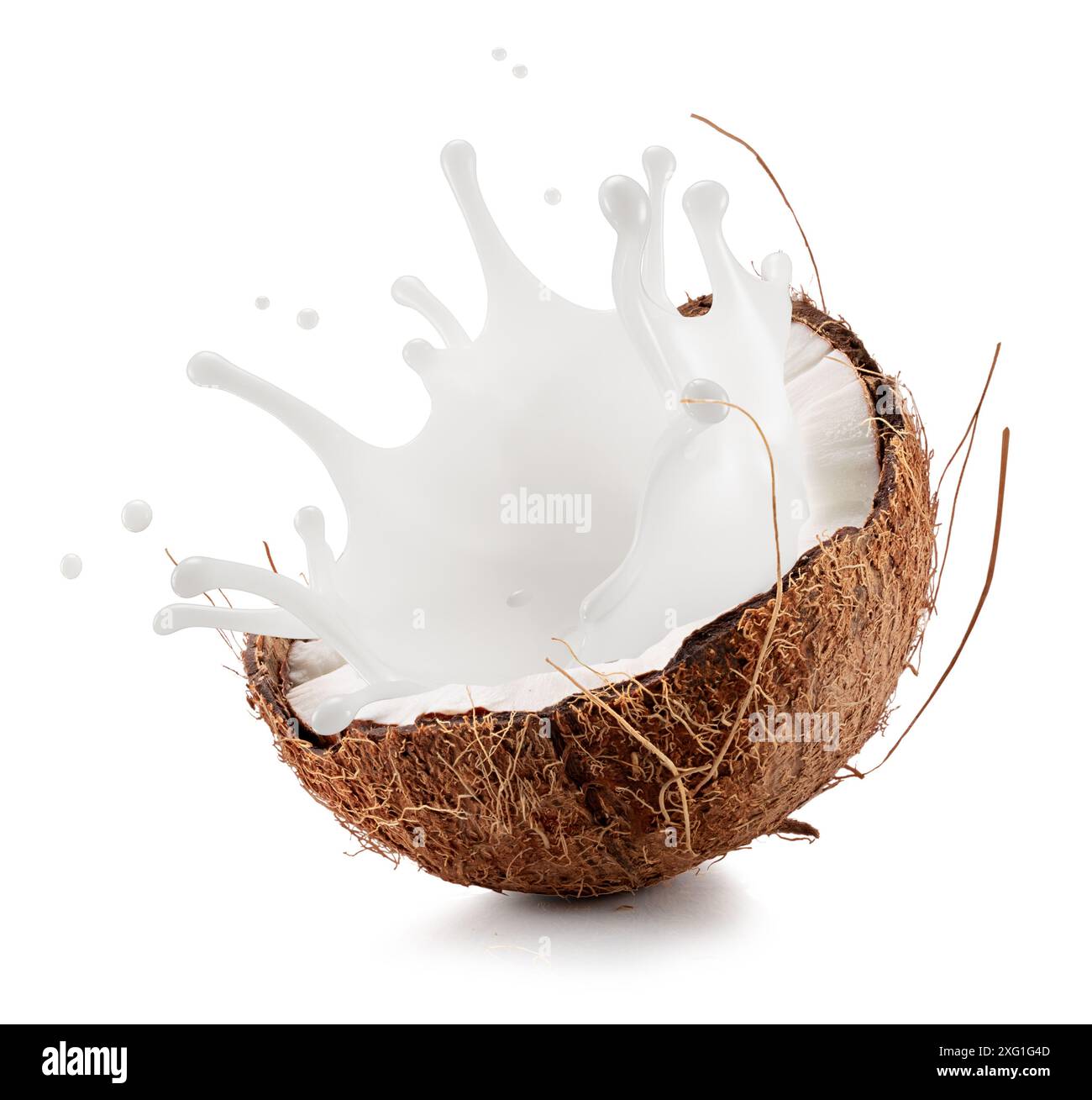 Coconut milk splash hi-res stock photography and images - Alamy