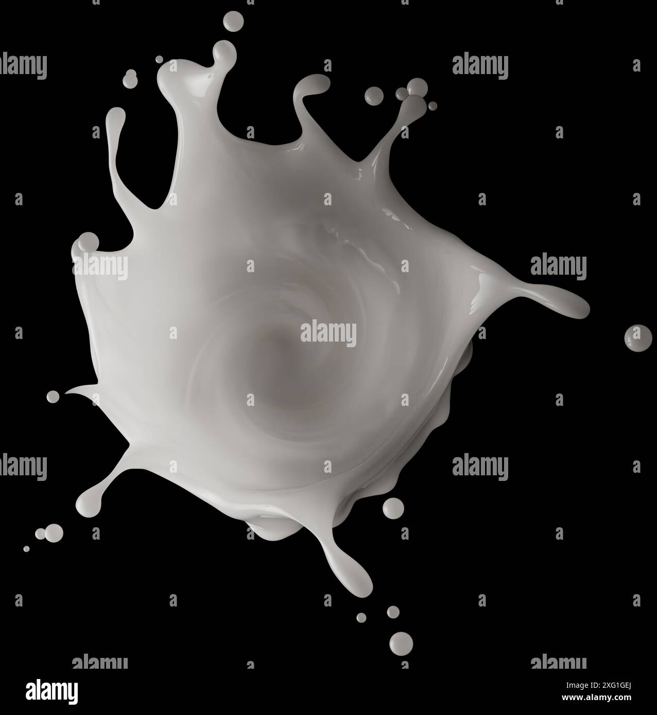 Milk splash spiral hi-res stock photography and images - Alamy