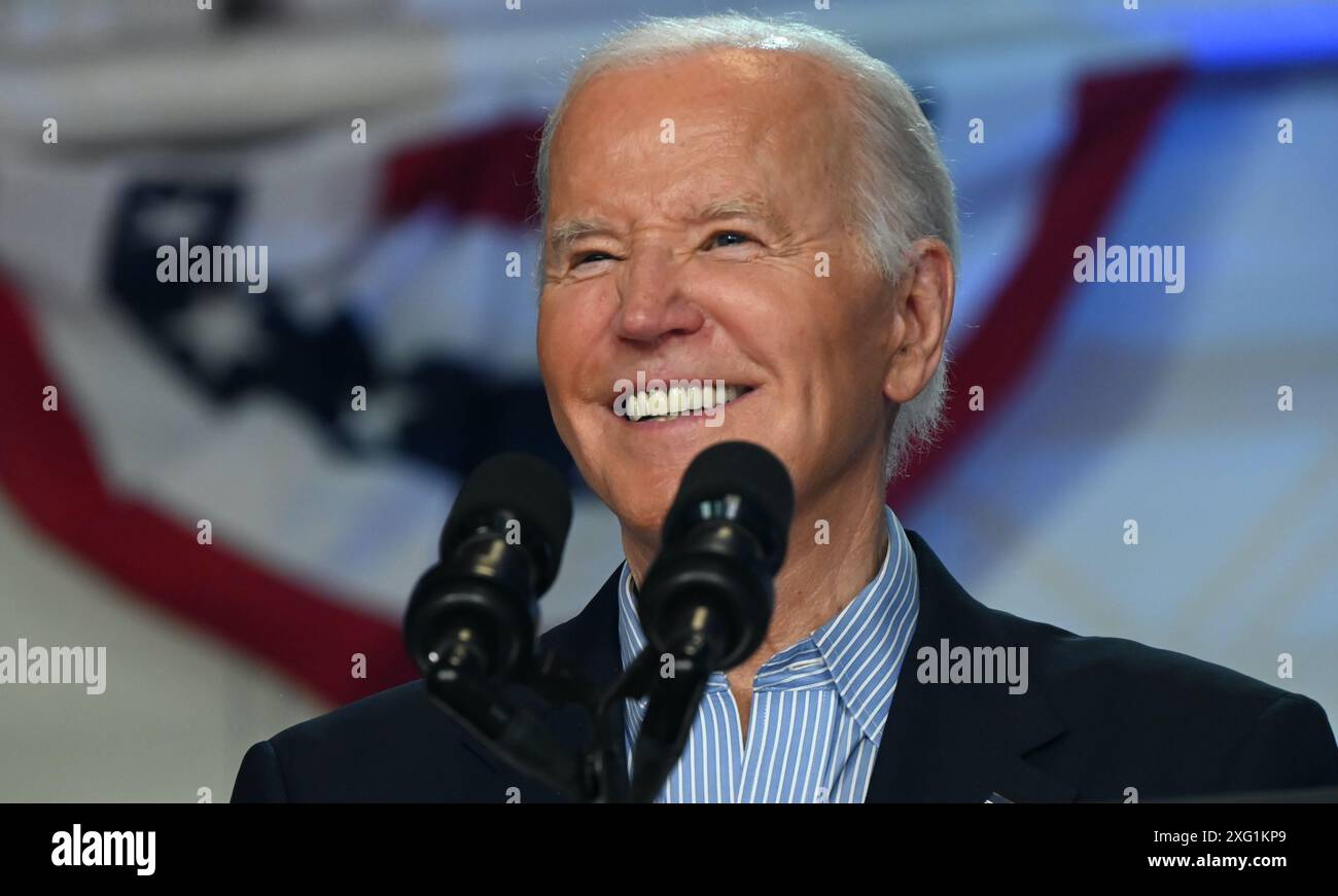 Madison, United States. 05th July, 2024. President of the United States ...