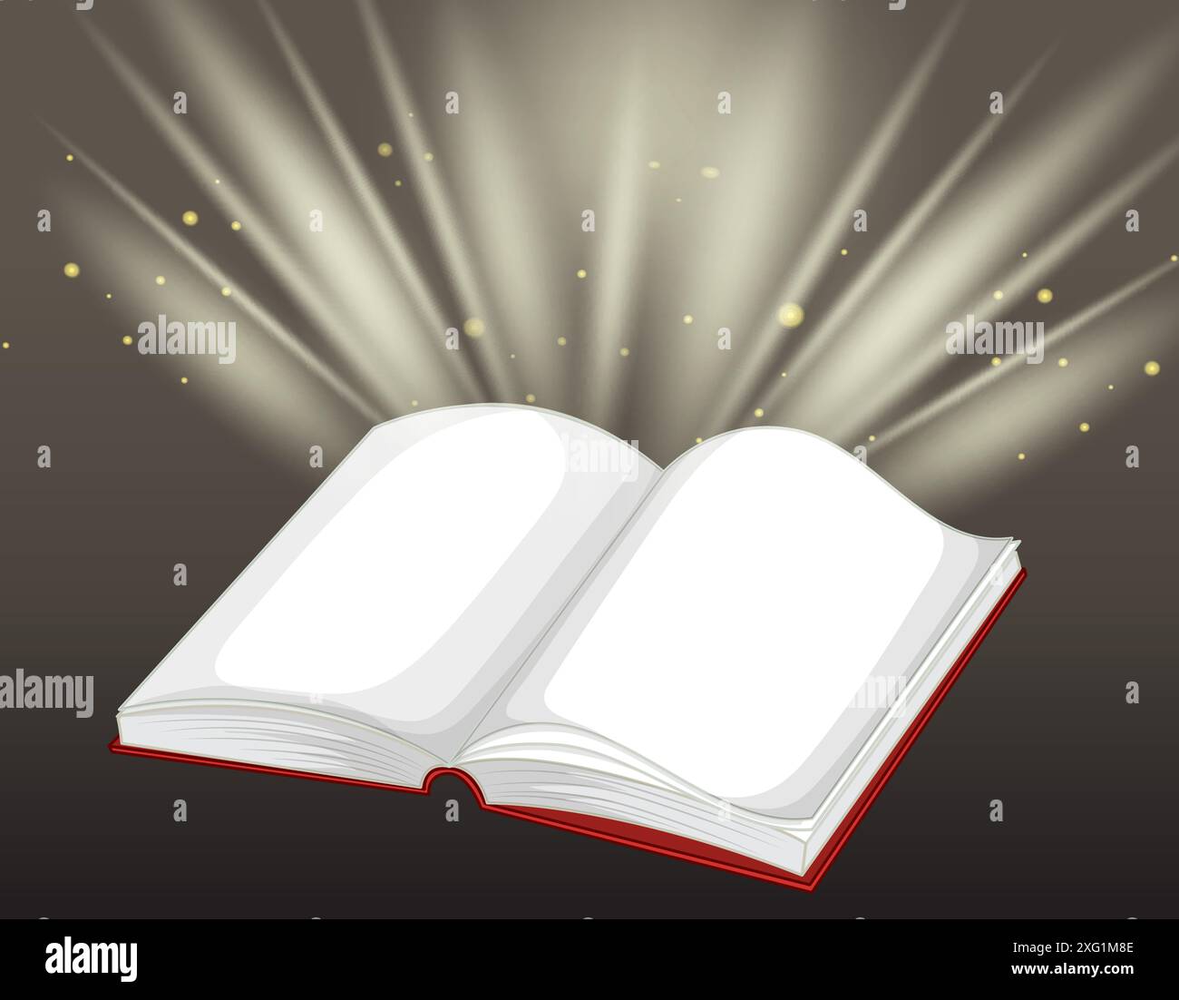 Open fiction book concept Stock Vector Images - Alamy