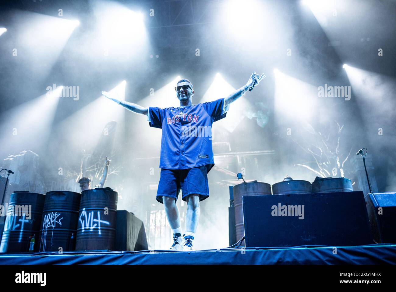 Italian singer Music Concert - Salmo & Noyz Narcos - Hellraisers Live ...